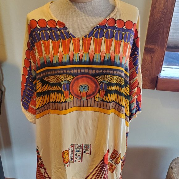 Vintage | Tops | Vintage Egyptian Tunic Top | Poshmark